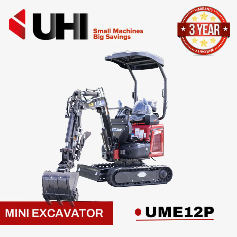 UHI Machinery UME80 Compact Excavator 15,880 lbs. Yanmar Engine – UHI ...