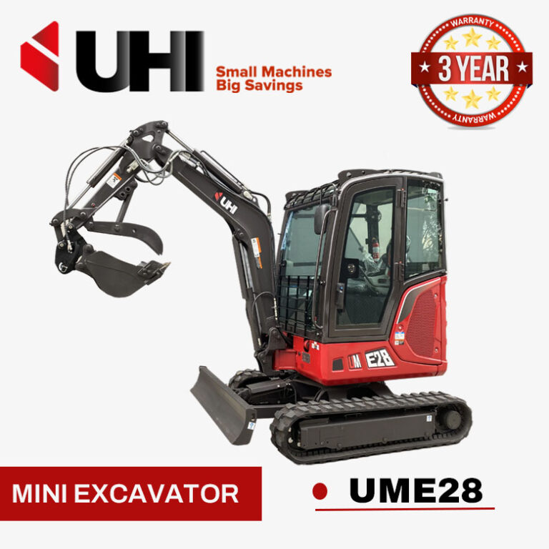 UHI Machinery UME80 Compact Excavator 15,880 lbs. Yanmar Engine – UHI ...